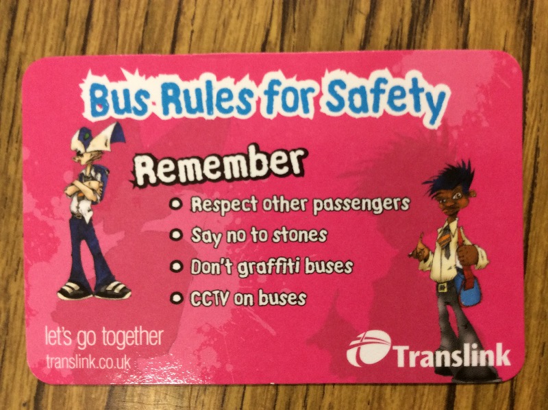 Translink; safety on the bus