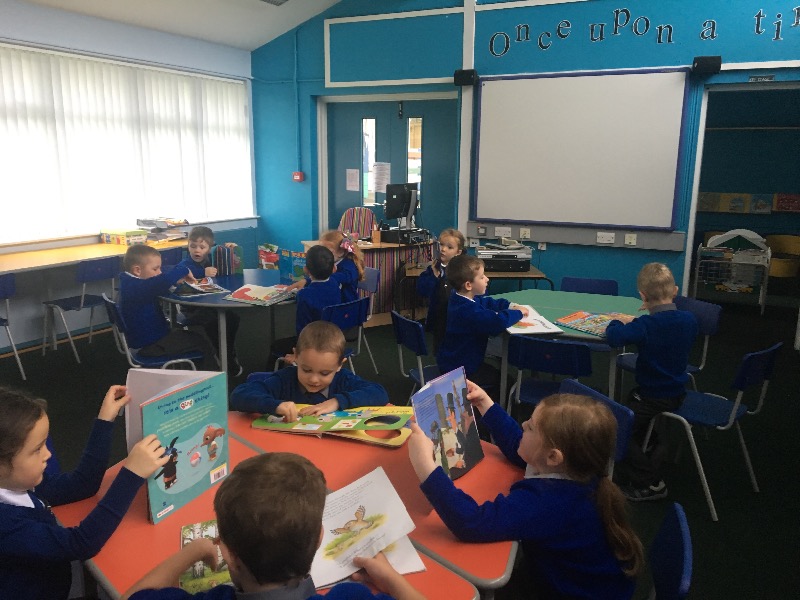 First School Library Visit For P1